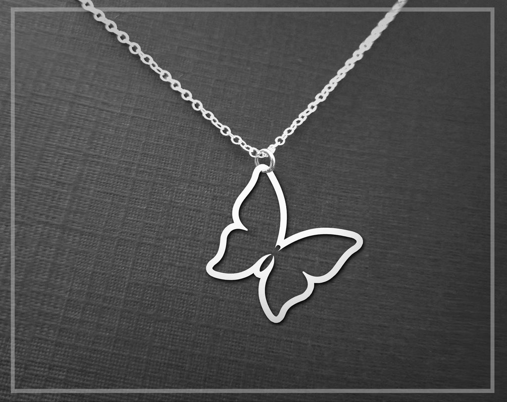 Butterfly Necklace - Sterling Silver | Sincerely Silver